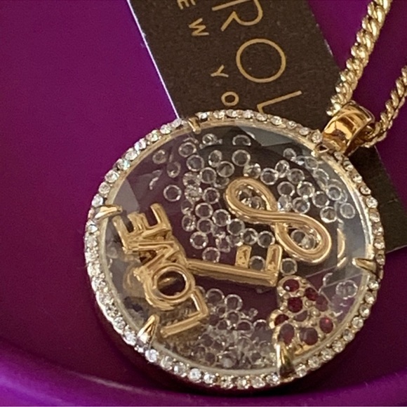 Carolee | Jewelry | Nwt Carolee Love Dancing Pendant Necklace | Poshmark
